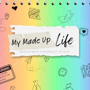 My Made up Life Makeup Maps - Etsy