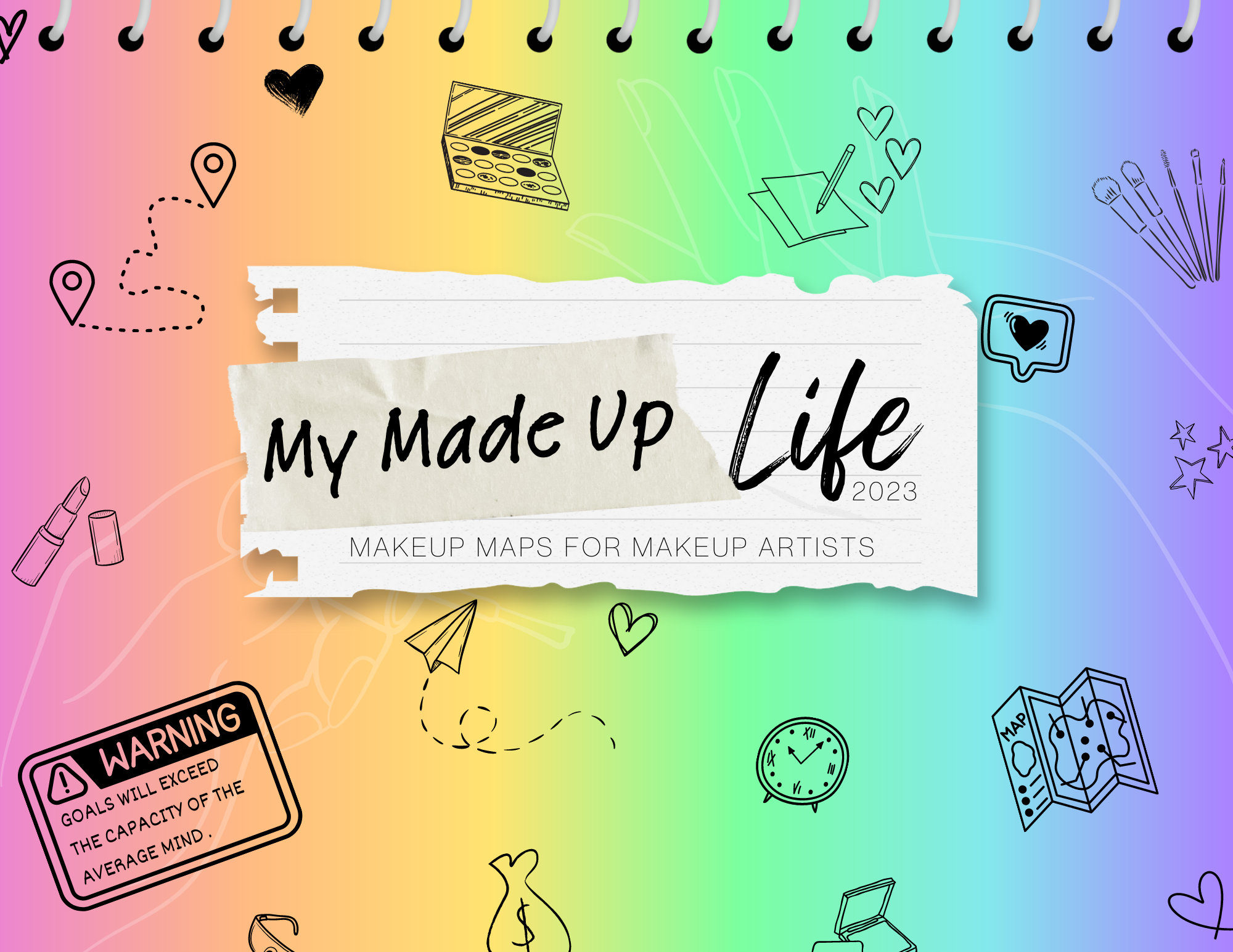 My Made up Life Makeup Maps - Etsy