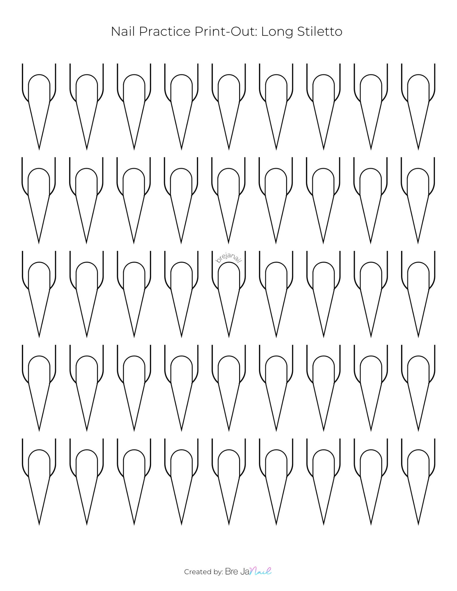 Nailing Life Nail Maps 2024 EDITION Print-outs - Etsy