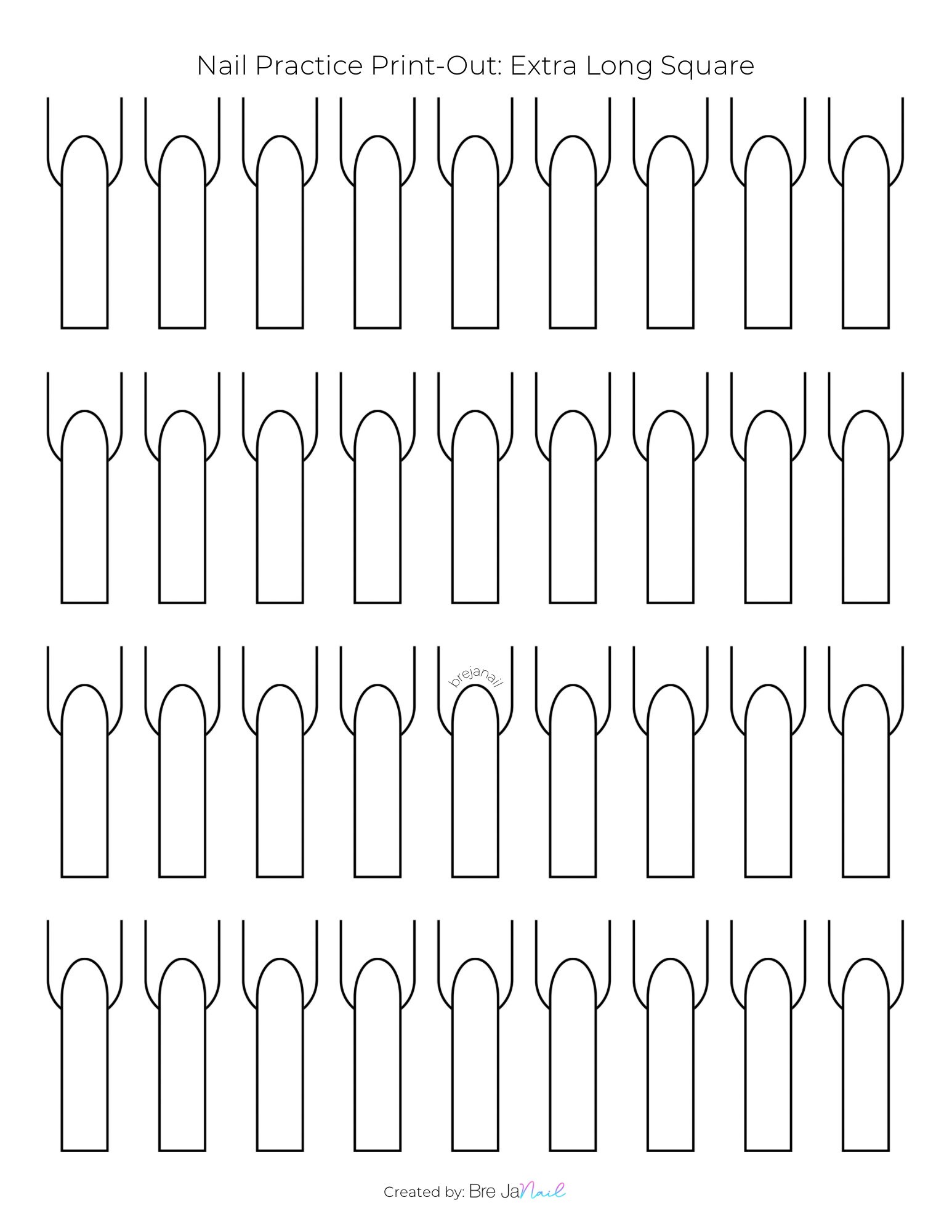 Nailing Life Nail Maps (PINK EDITION) + Print-outs! - Etsy