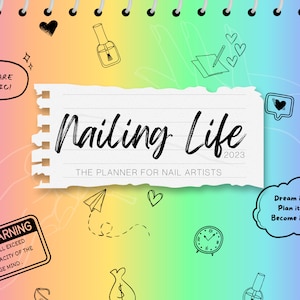 Nailing Life: the Nail Artist Planner (2023 Edition) - Etsy
