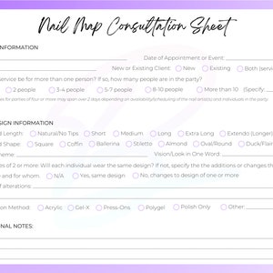 Nailing Life Nail Maps (2024 EDITION) + Print-outs! - Etsy