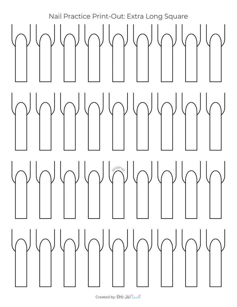 Nailing Life Nail Maps 2024 EDITION Print-outs - Etsy