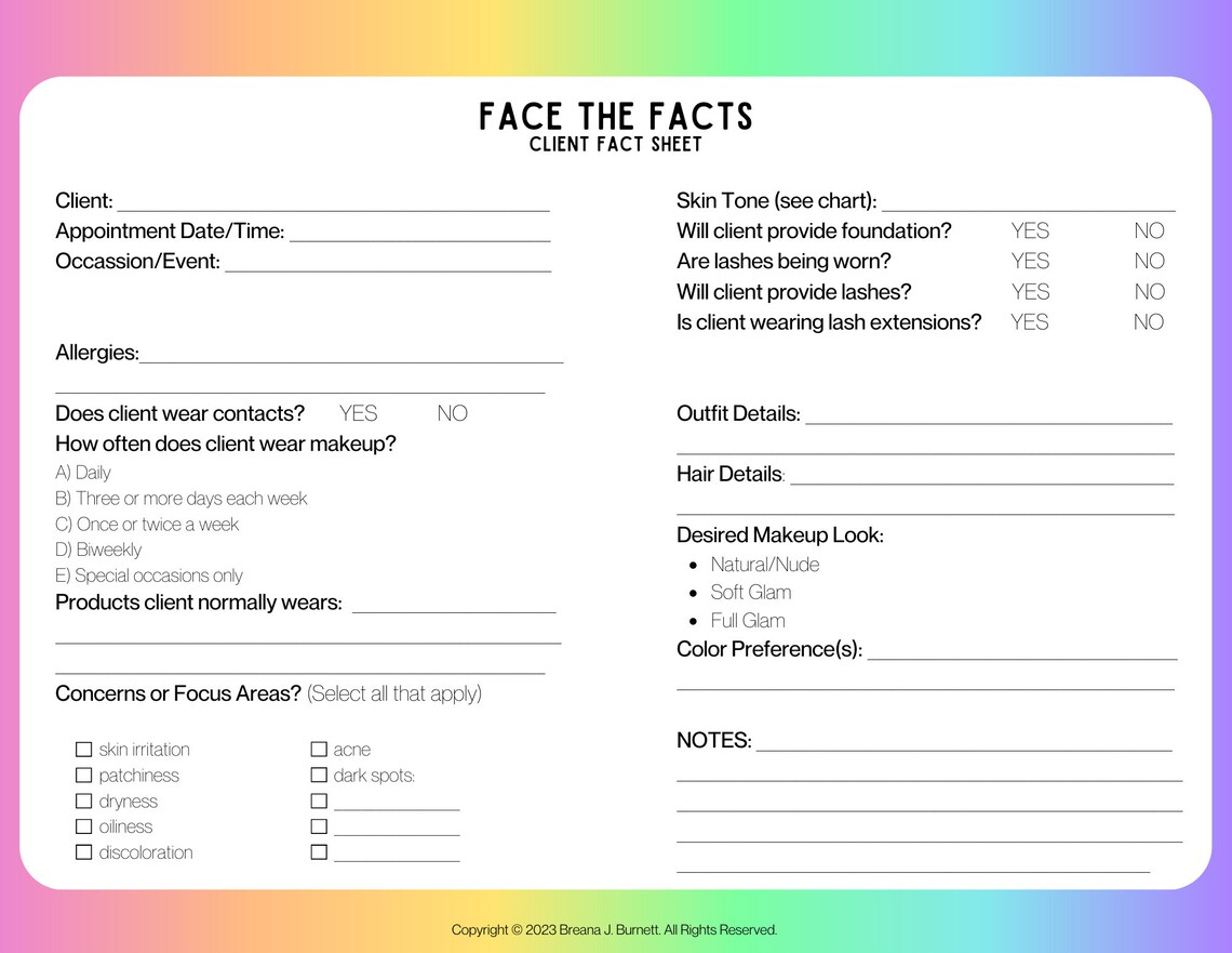 My Made up Life Makeup Maps - Etsy