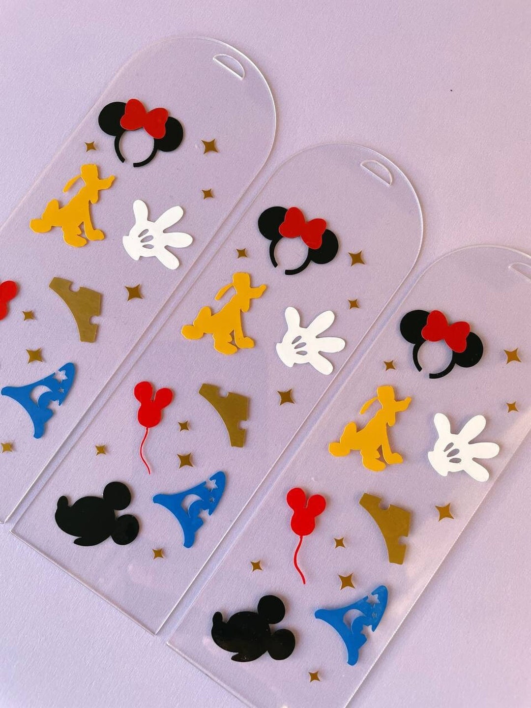 Disney Character Bookmark Disney Inspired Book Lover Planner Scrapbook ...