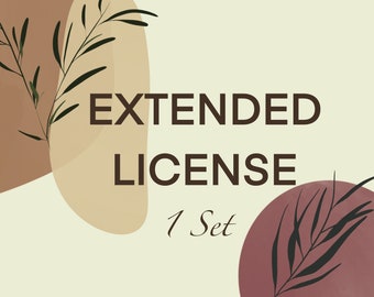 Extended Commercial License by Jennyl Designs Shop at up to 500 Units ...