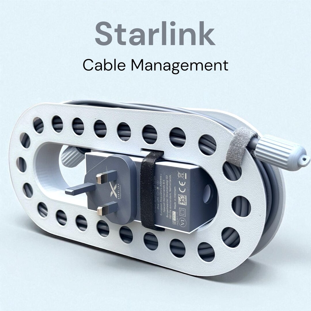 Starlink Mini Cable Reel: Compact Organizer + Protective End Caps - Etsy