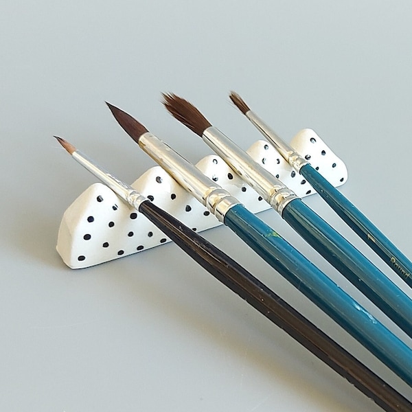 Large Ceramic Paint Brush Holder - Etsy