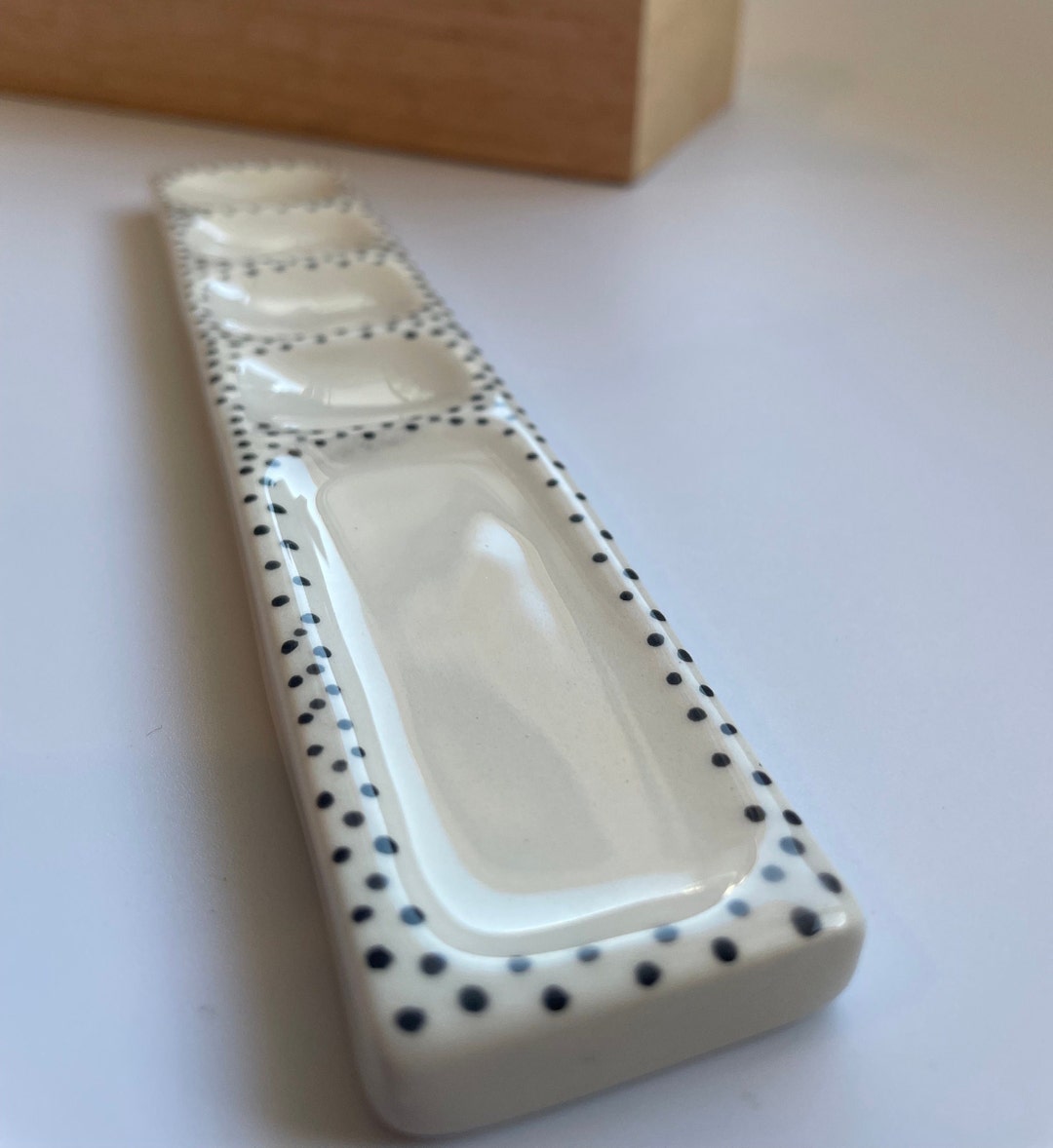 Hadmade Ceramic Palette, Ceramic Paint Palette, Ceramic Watercolor ...