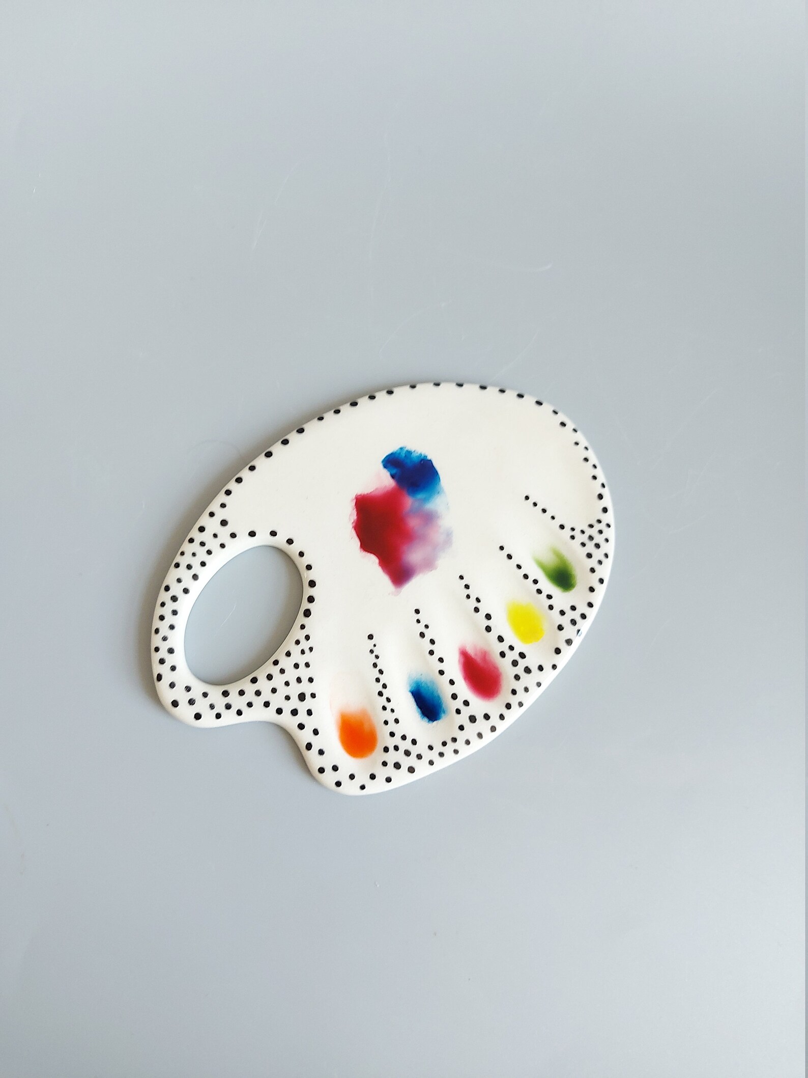 Ceramic Paint Palette Set Watercolor Palette Set Ceramic - Etsy UK