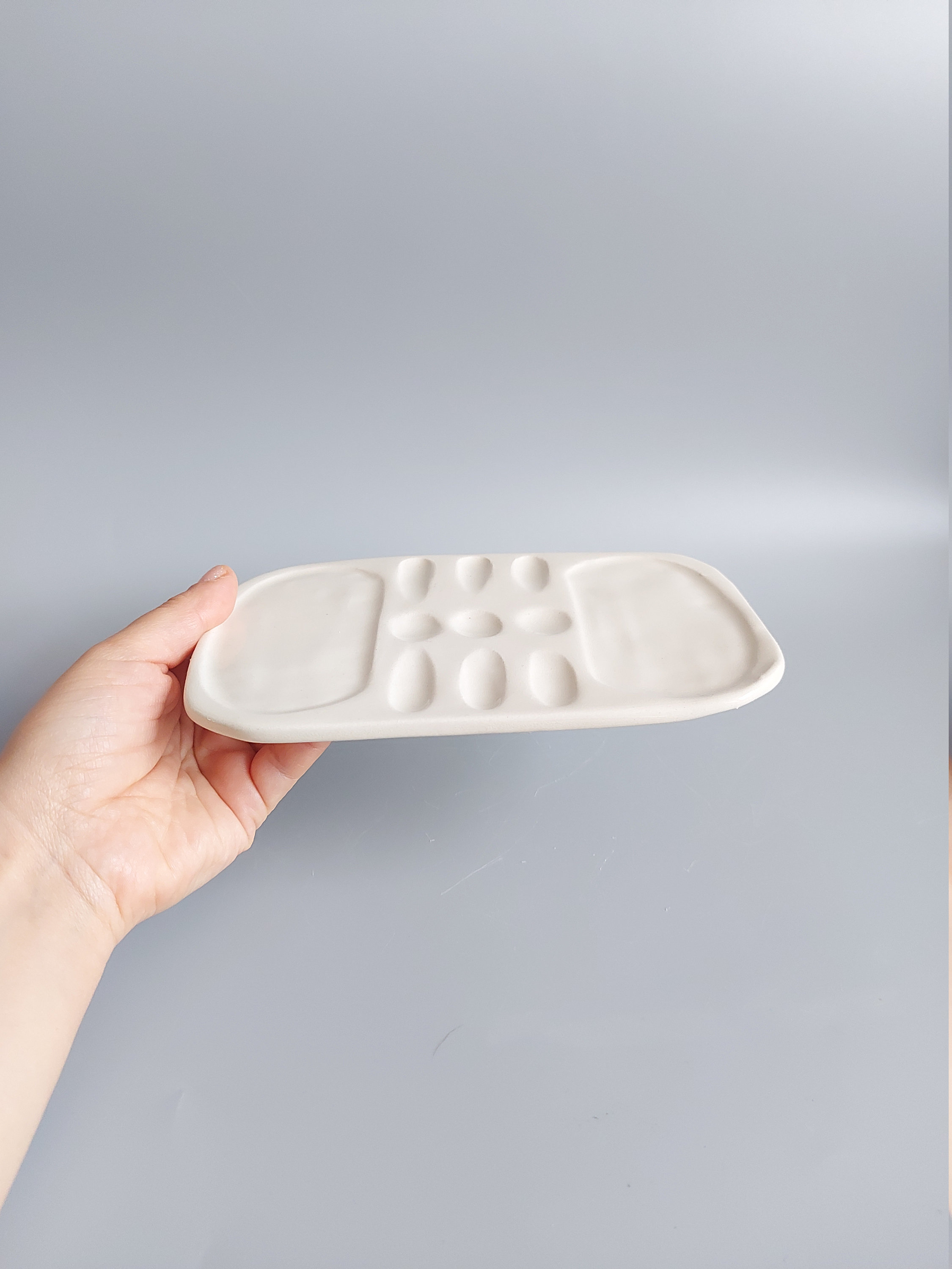 Ceramic Palette Ceramic Artists Palette Watercolor Palette - Etsy