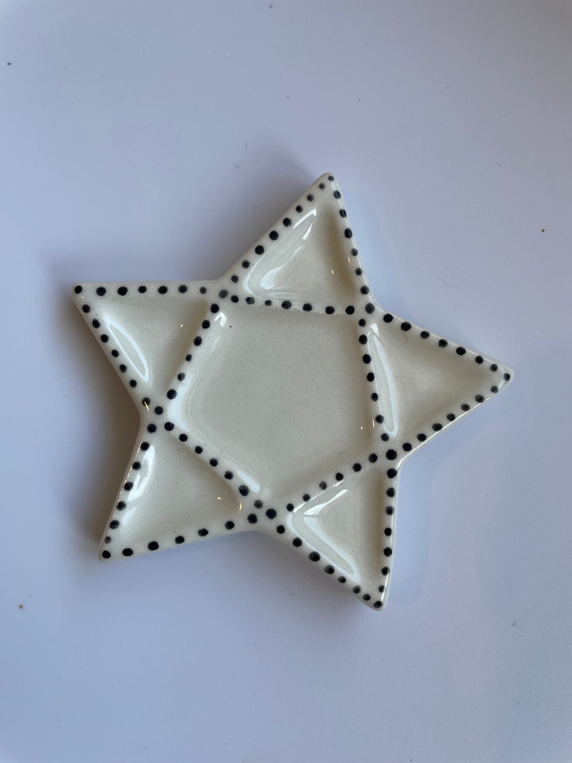 Star Ceramic Palette, Pocket Ceramic Artists Palette, Handmade ...