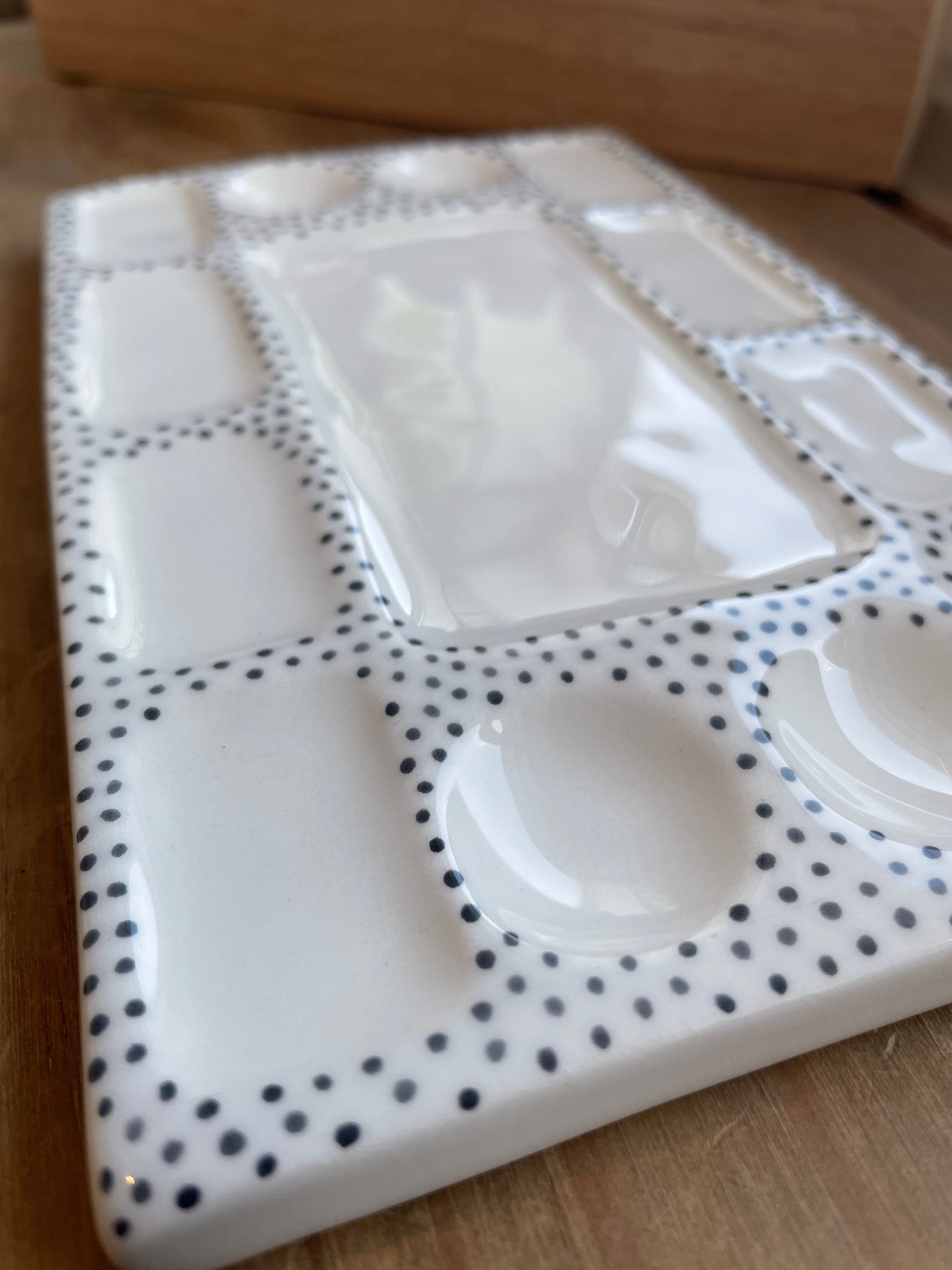 Hanmade Ceramic Palette Original Ceramic Artists Palette - Etsy