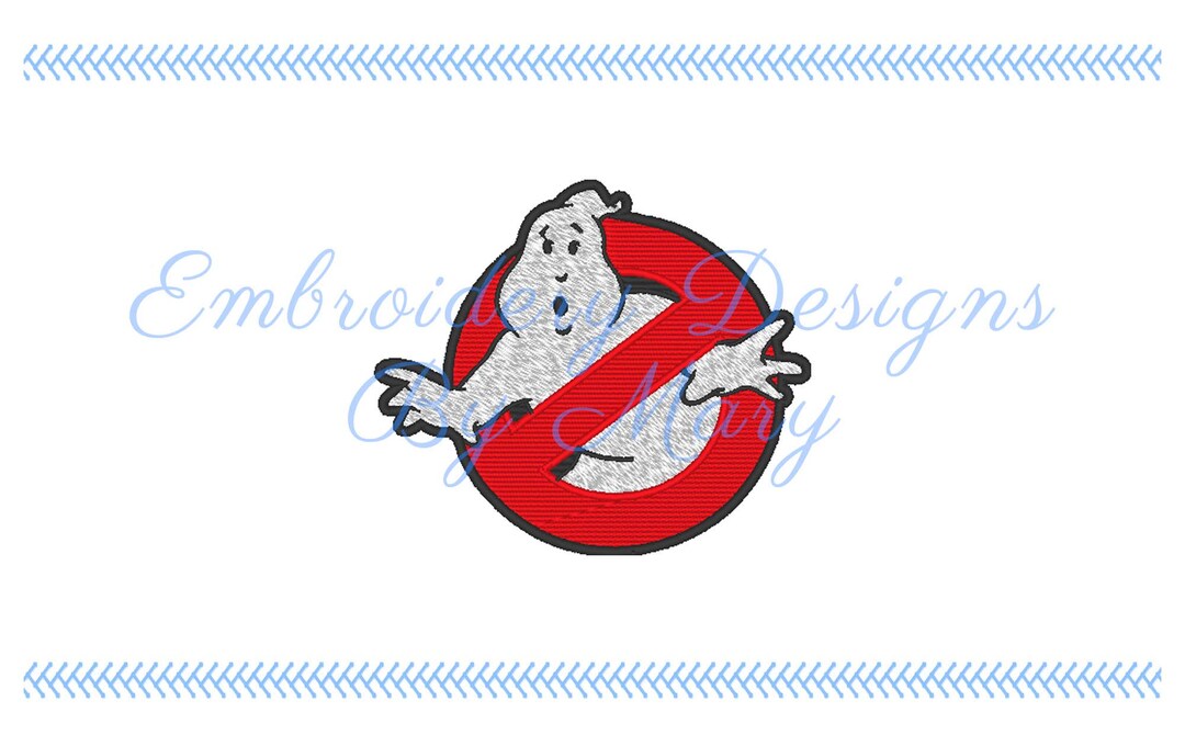 Ghostbuster Inspired Machine Embroidery File Design - Etsy