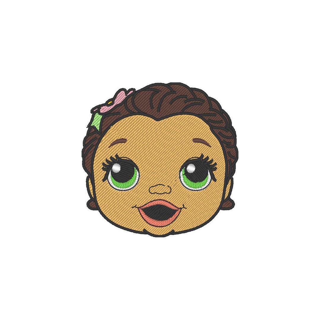 Embroidery Design Doll Face - 3 Sizes - Etsy