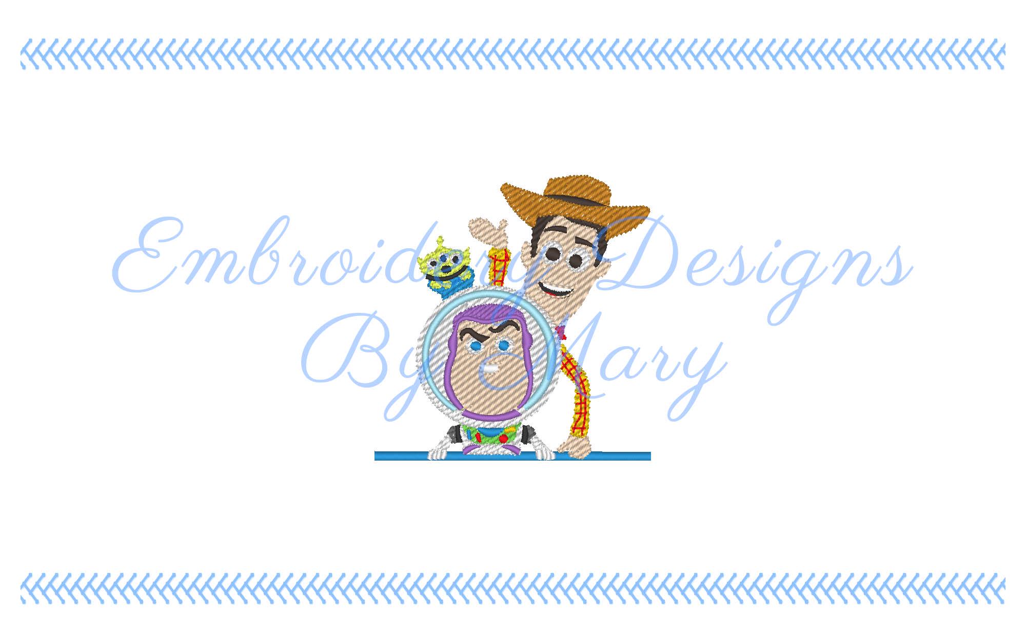 Embroidery Design Toy Story Inspired - 4 Sizes - Etsy
