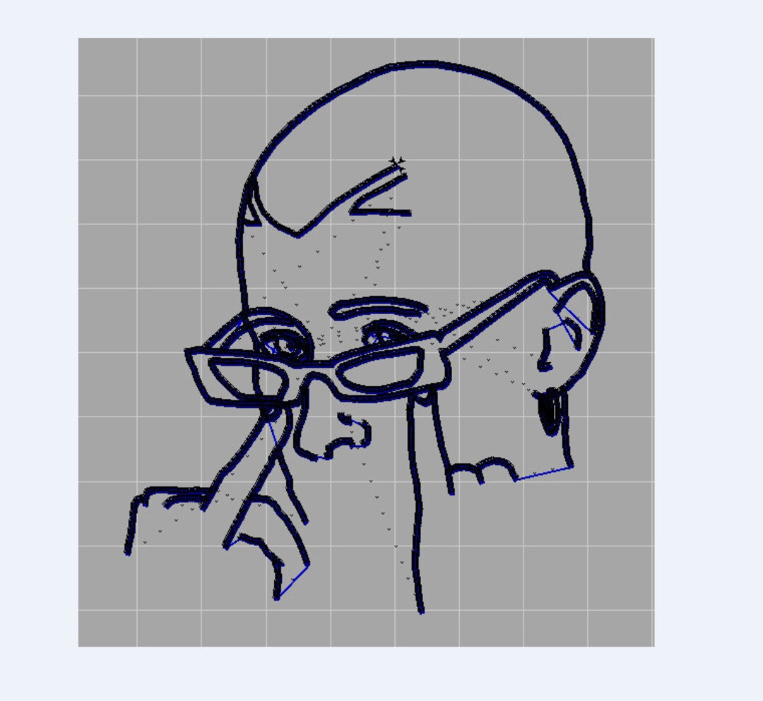 Bad Bunny Outline Embroidery Digitized Logo - Etsy UK