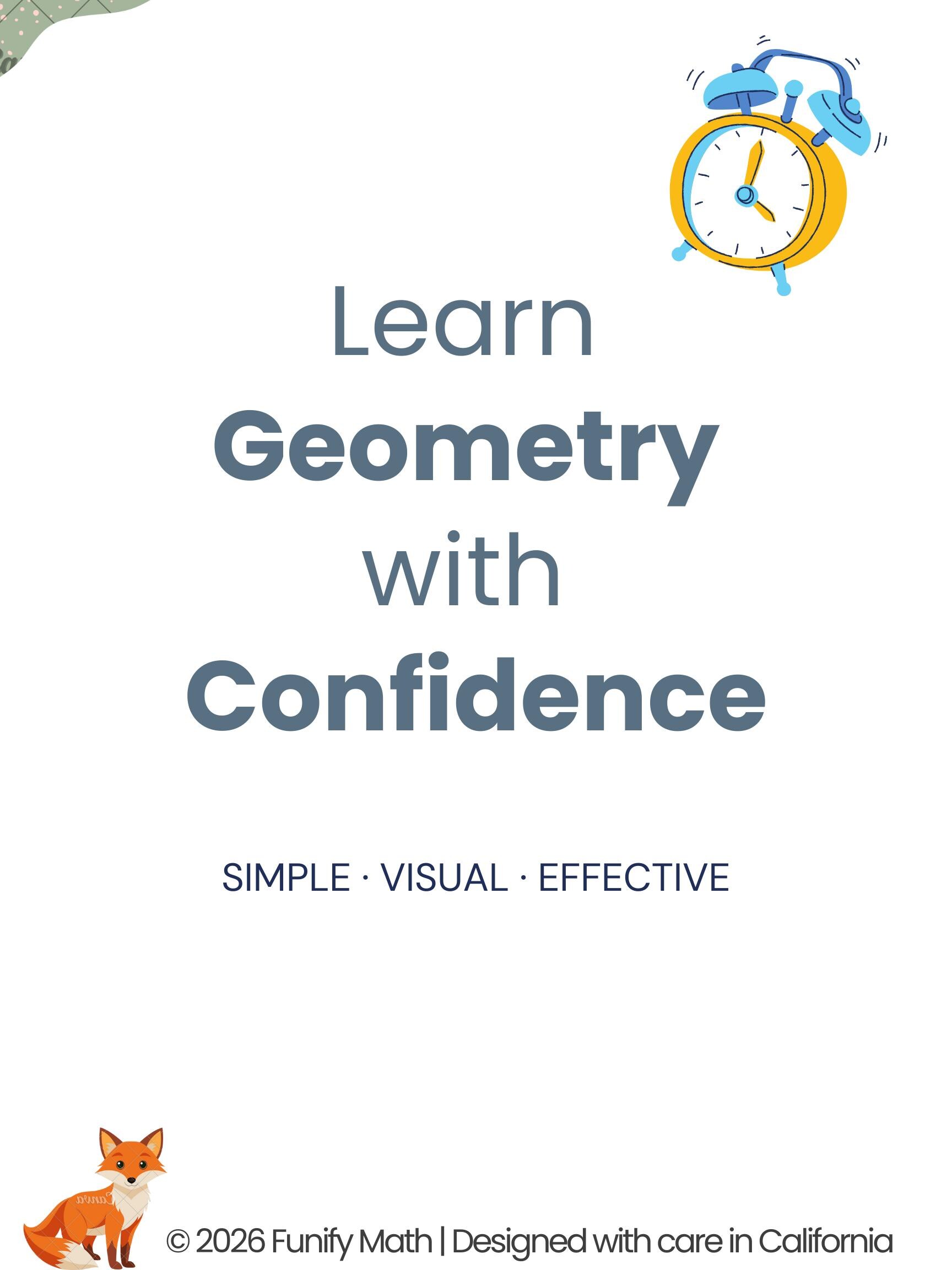 Geometry Flash Cards • Area, Volume, Angles (PDF) - Etsy