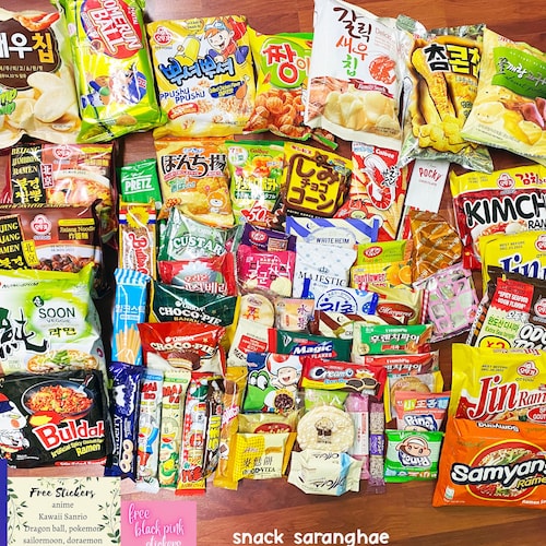 Asian Mystery Snack Box Drinks Korean Snacks Japanese - Etsy