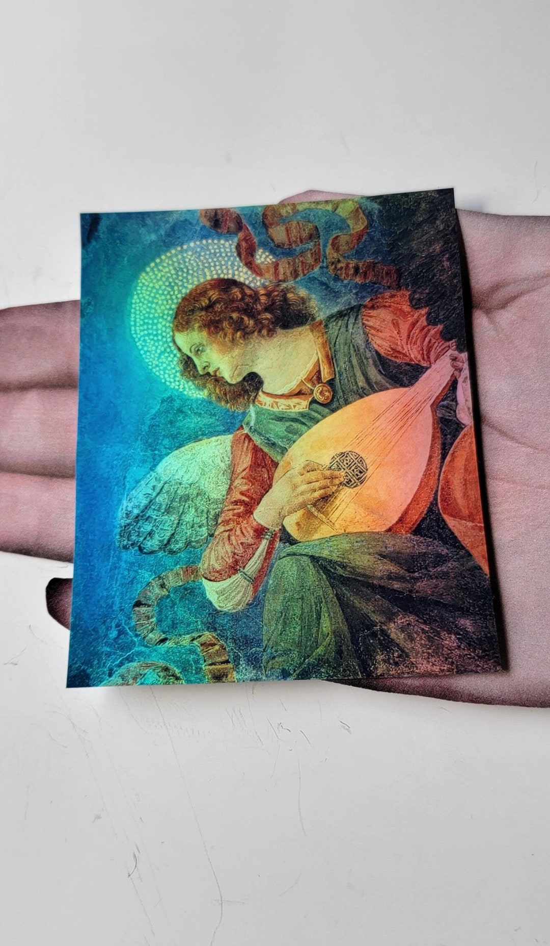 Angel Musician Holographic Vinyl Sticker by Melozzo Da Forli - Etsy