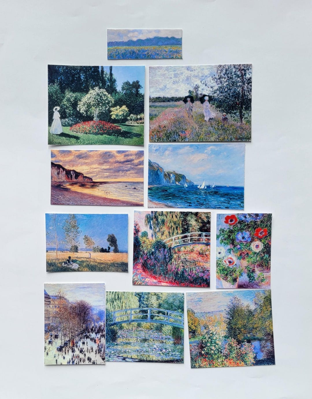 Claude Monet Masterpieces Set A of 11 Vinyl Stickers - Etsy