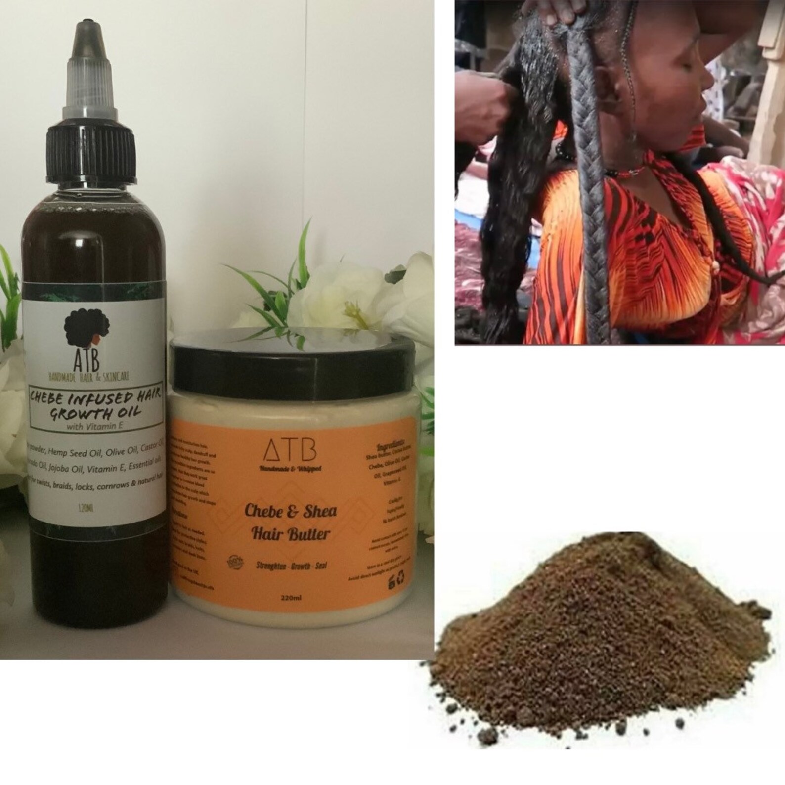 100% Chadian Chebe & Shea Hair Butter 220ml Chebe Infused - Etsy
