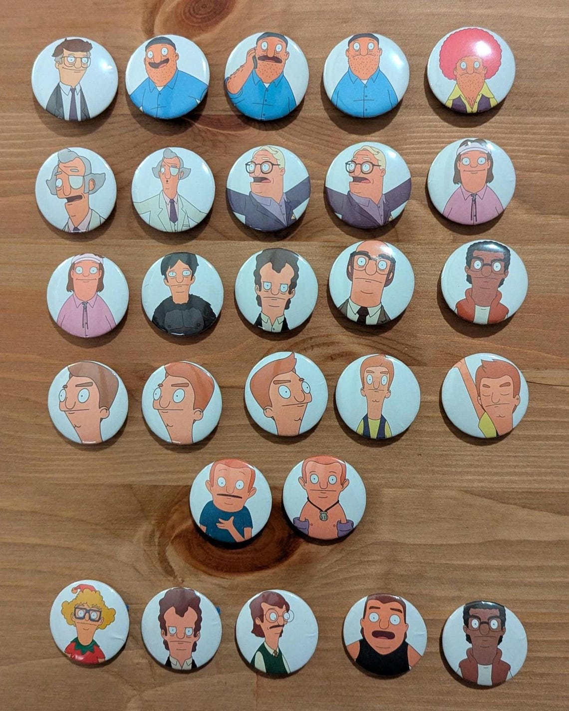 Bob's Burgers Friends Buttons/pins or Magnets - Etsy