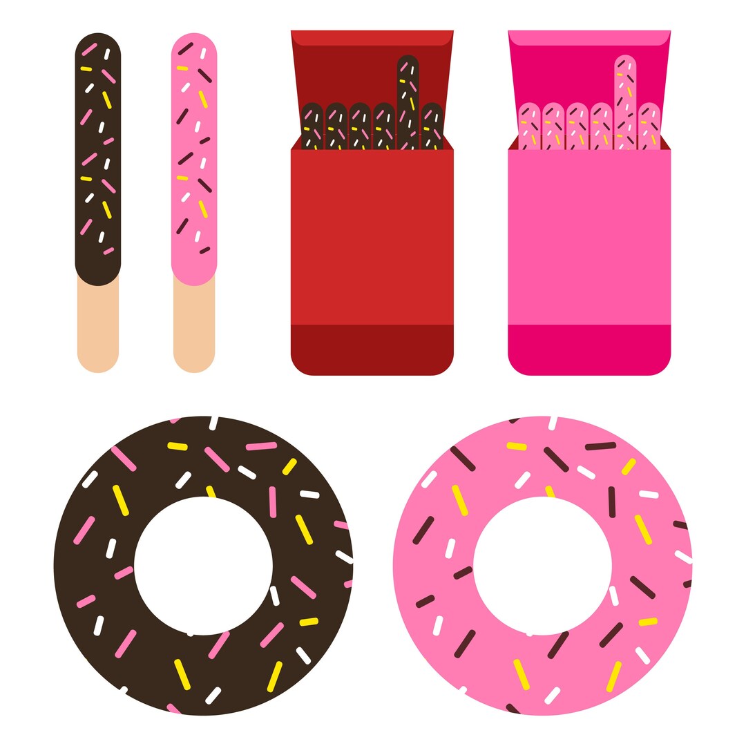 Pepero Stick Snack Choco and Strawberry - Etsy