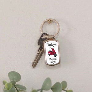 Custom Personalised Moped Scooter Keyring-unique Gift - Etsy UK