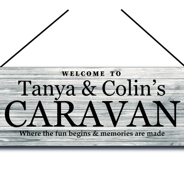 Caravan Signs - Etsy UK