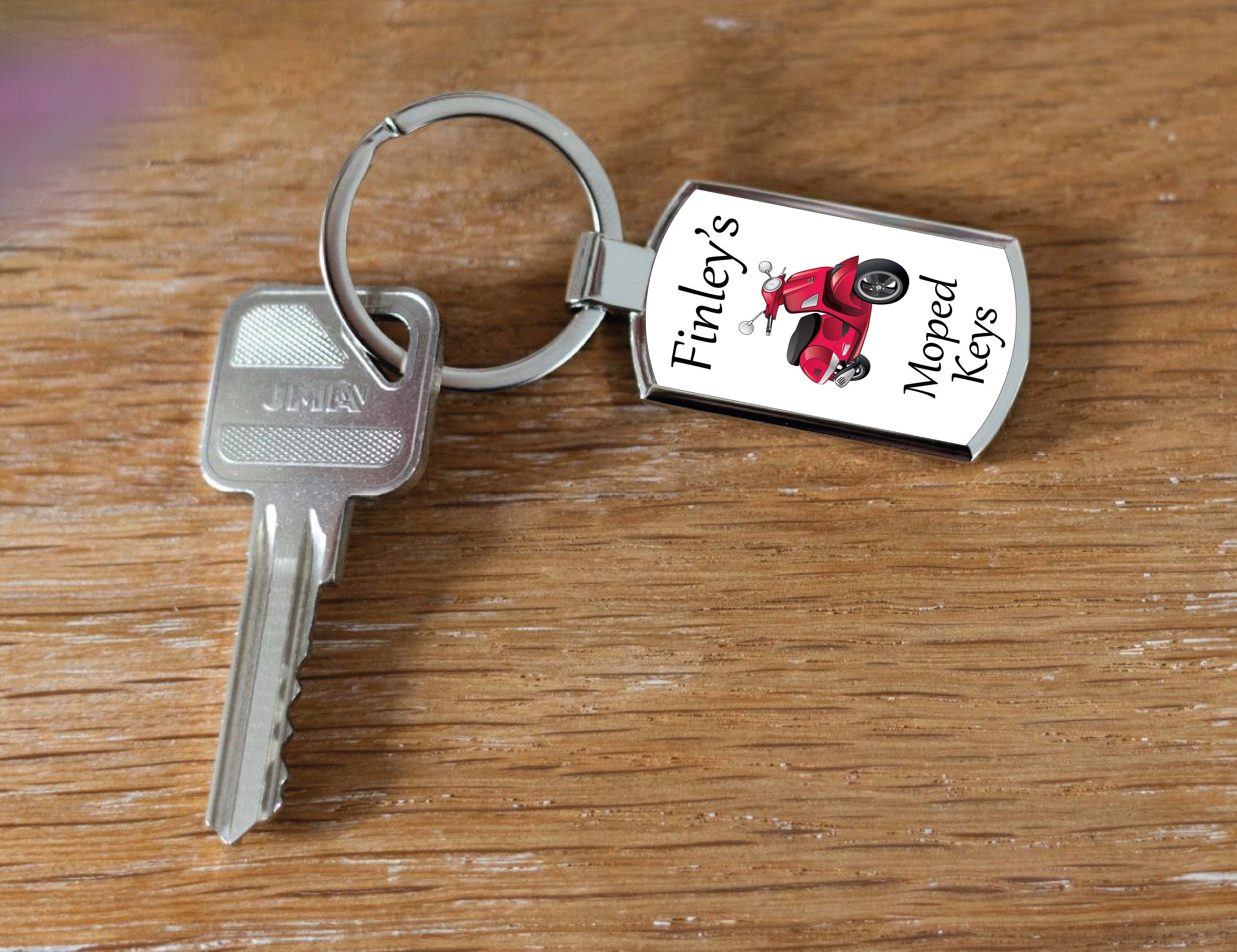 Custom Personalised Moped Scooter Keyring-unique Gift - Etsy UK