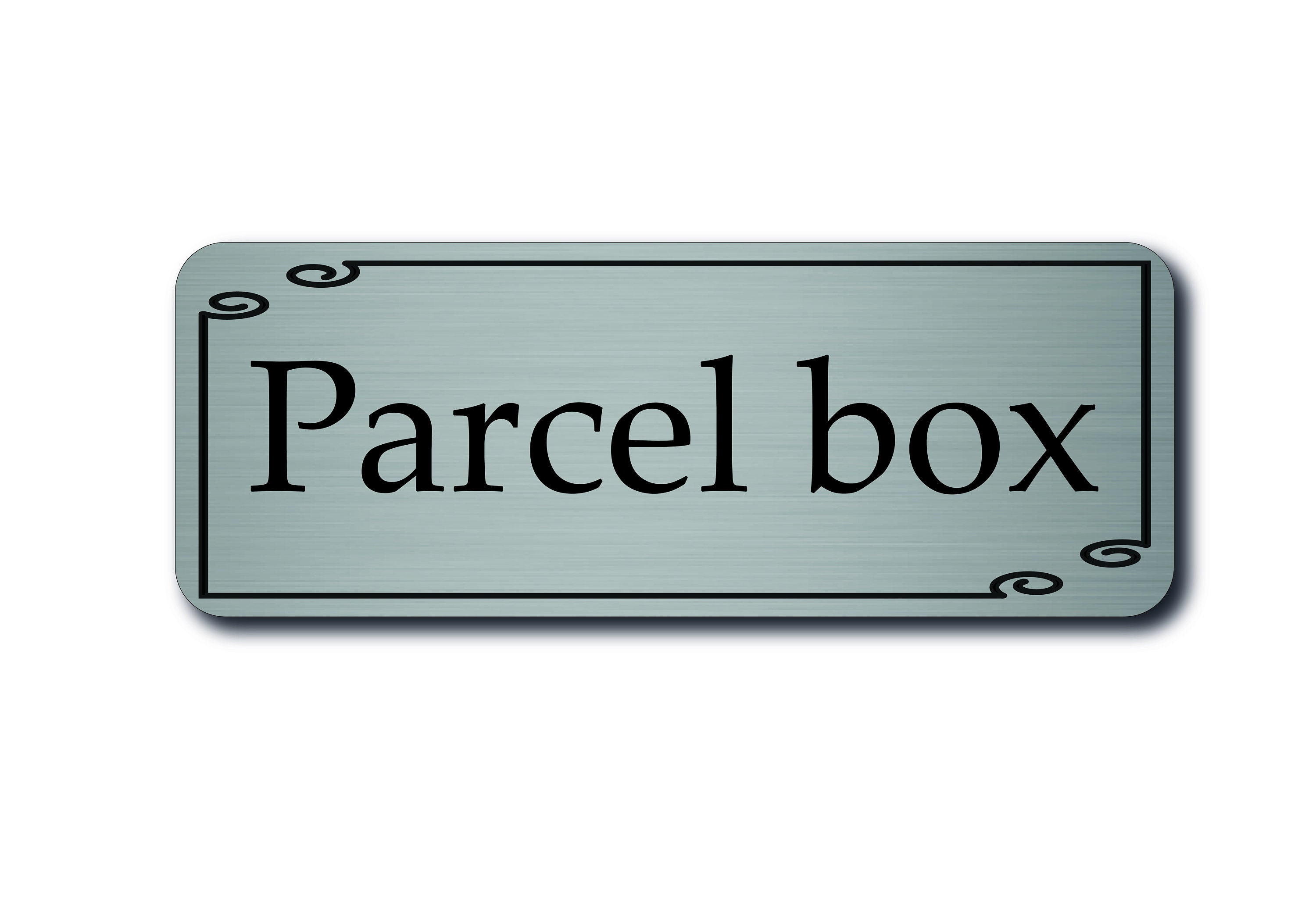 Metal Aluminum Parcel Box Sign 20cm X 7.5cm X 0.5mm - Etsy UK