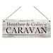 Personalised Hanging Caravan Sign - 20cm X 7.5cm Aluminium Plaque - Etsy UK
