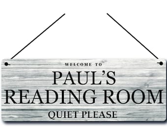 Quiet Library Sign - Etsy UK