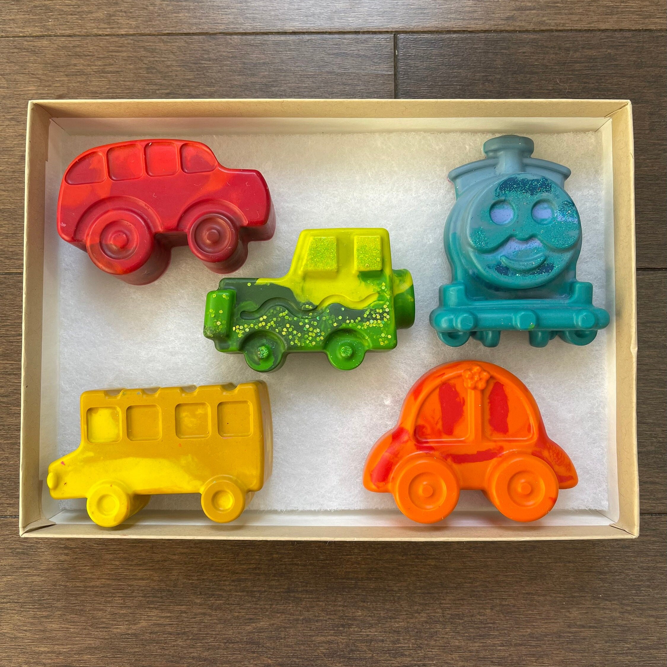 Vehicle Crayon Set, Transport Crayons, Gifts for Kids, Classroom Party ...