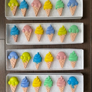 Ice Cream Crayons, Popsicle Party Favor, Kids BIRTHDAY Crayons, Crayon ...