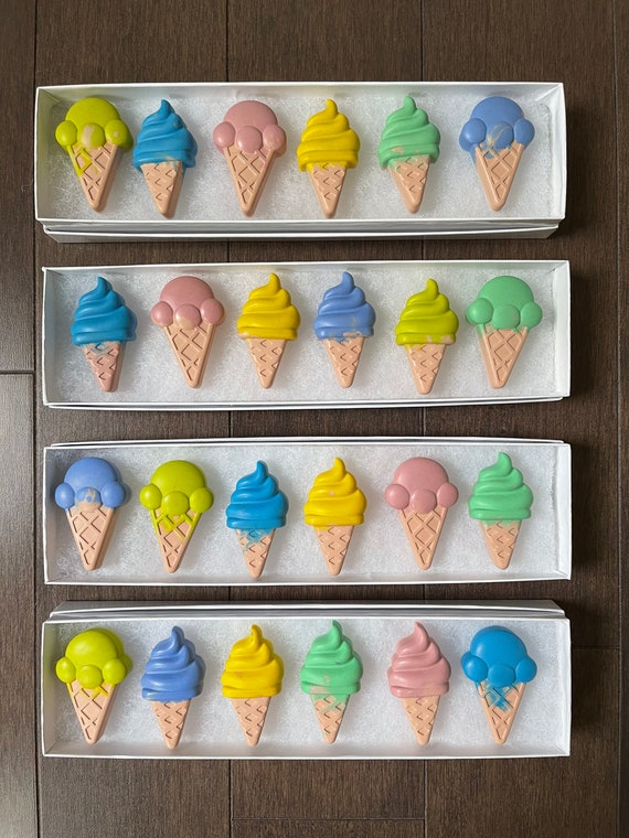 Ice Cream Crayons Popsicle Party Favor Kids BIRTHDAY | Etsy