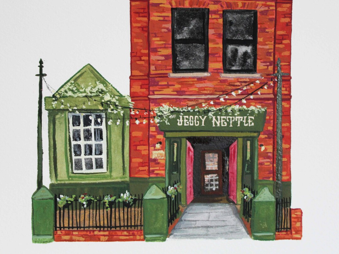 Pub Portrait | Custom Business Painting | Personalised Bar Restaurant ...