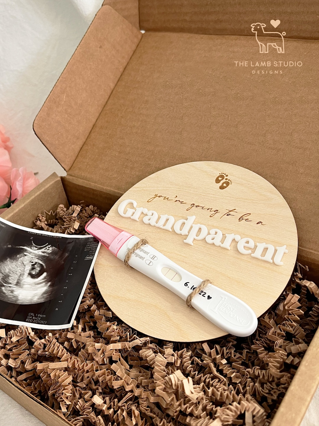 Pregnancy Reveal to Grandparent | You're Going to Be Surprise Box ...