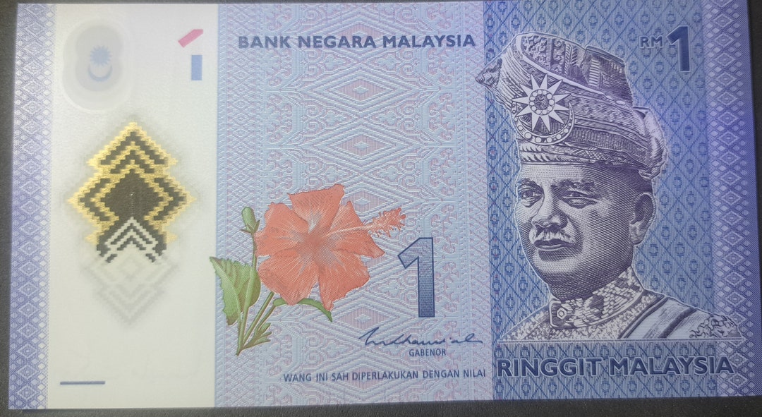 MALAYSIA 1 Ringgit Banknote P-51c From 2018 UNCIRCULATED Featuring Kite ...