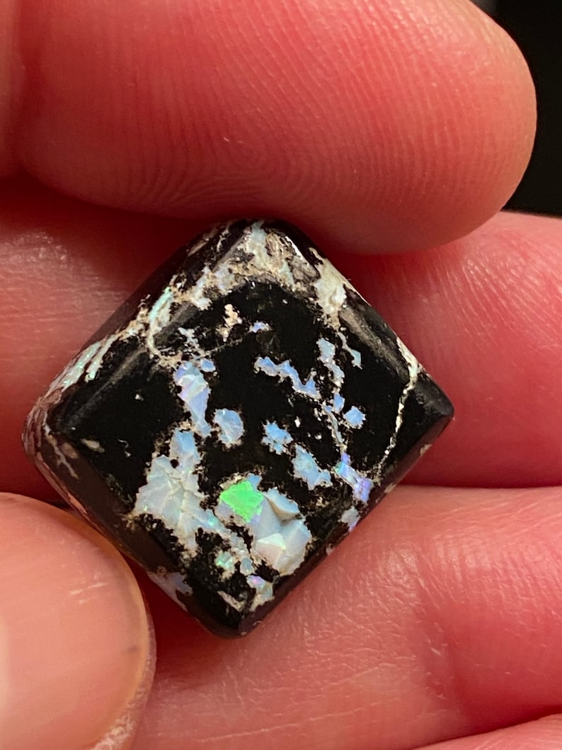 Square Mexican leopard opal cabochon Leopard opal designer | Etsy