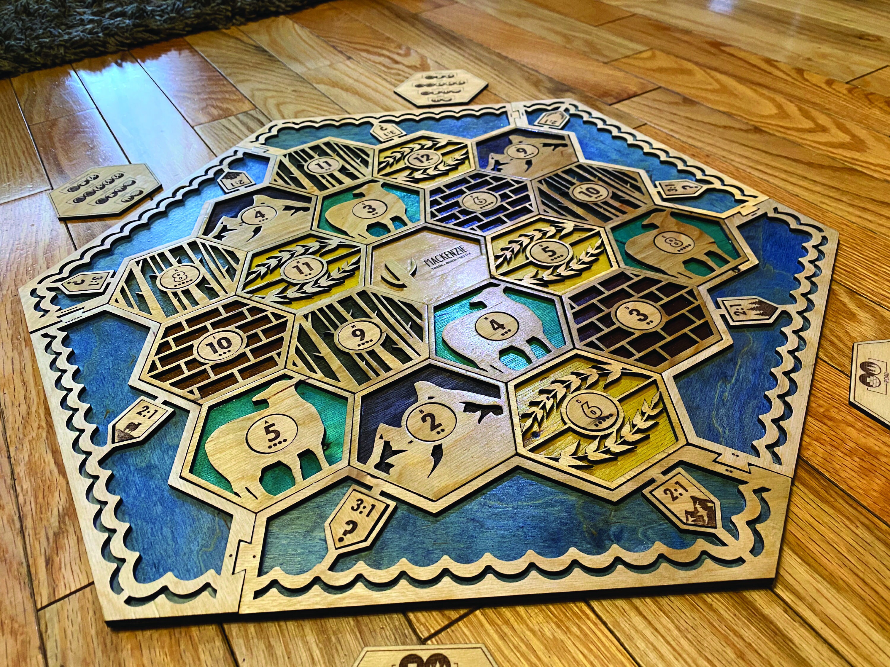 Catan Wood Laser - Etsy