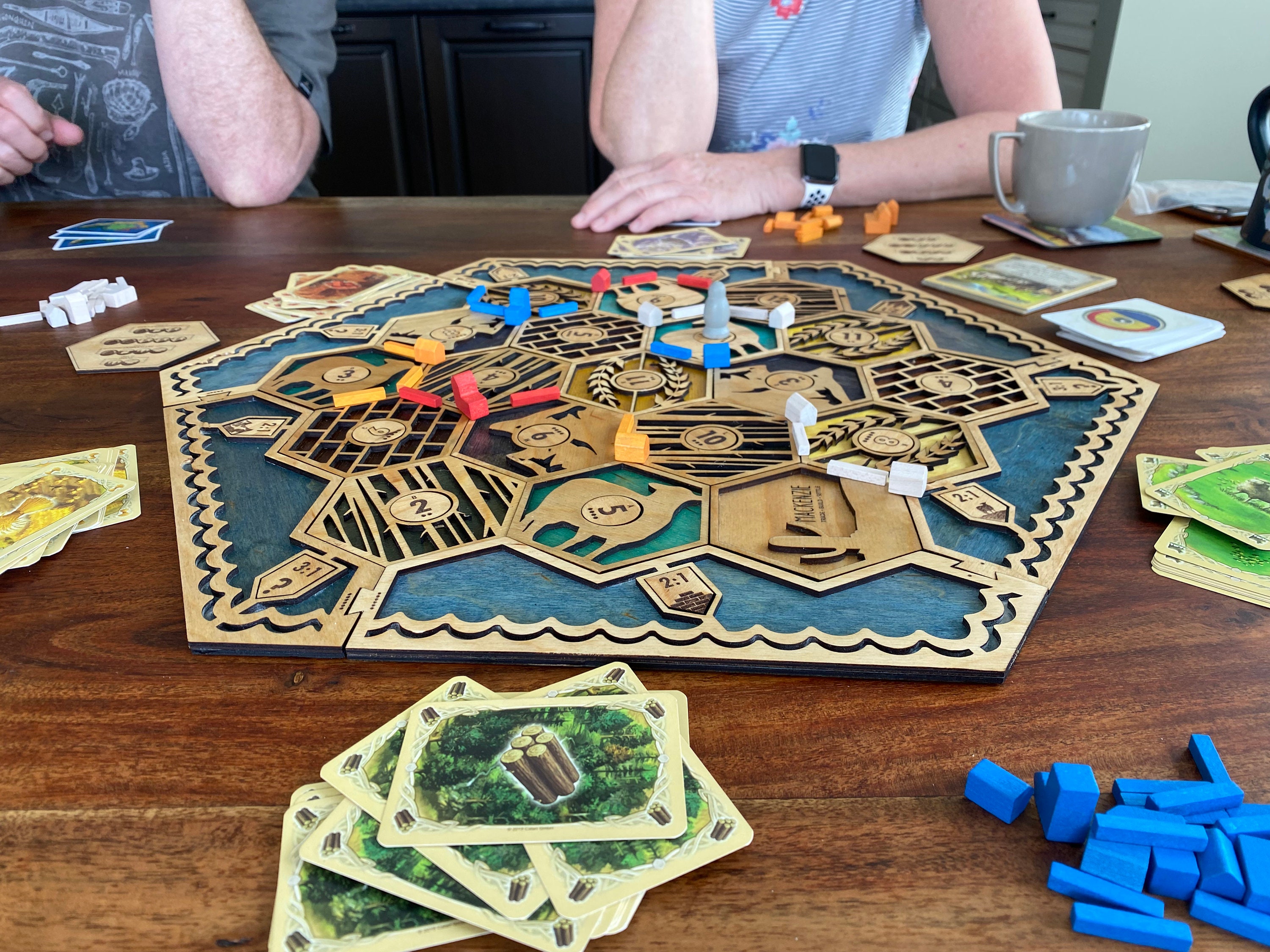 Catan-inspired Boardgame Laser Template & Glowforge Files - Etsy Canada