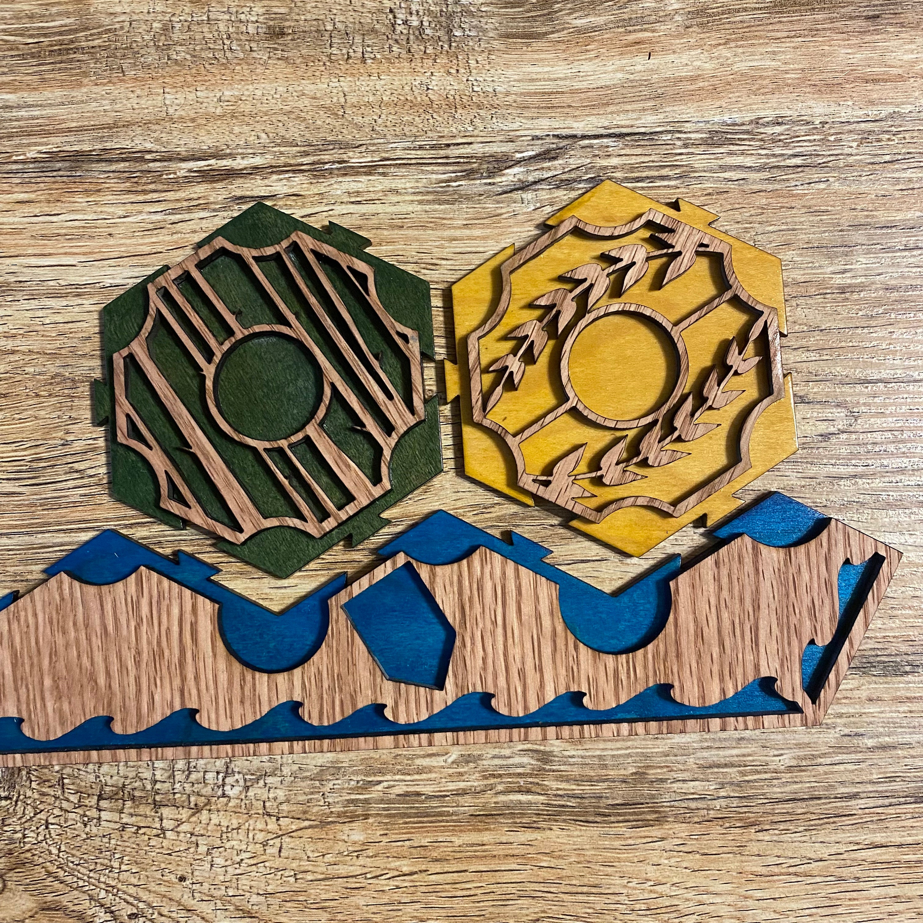 Catan-inspired Boardgame - Laser Template & Glowforge File Download - Etsy