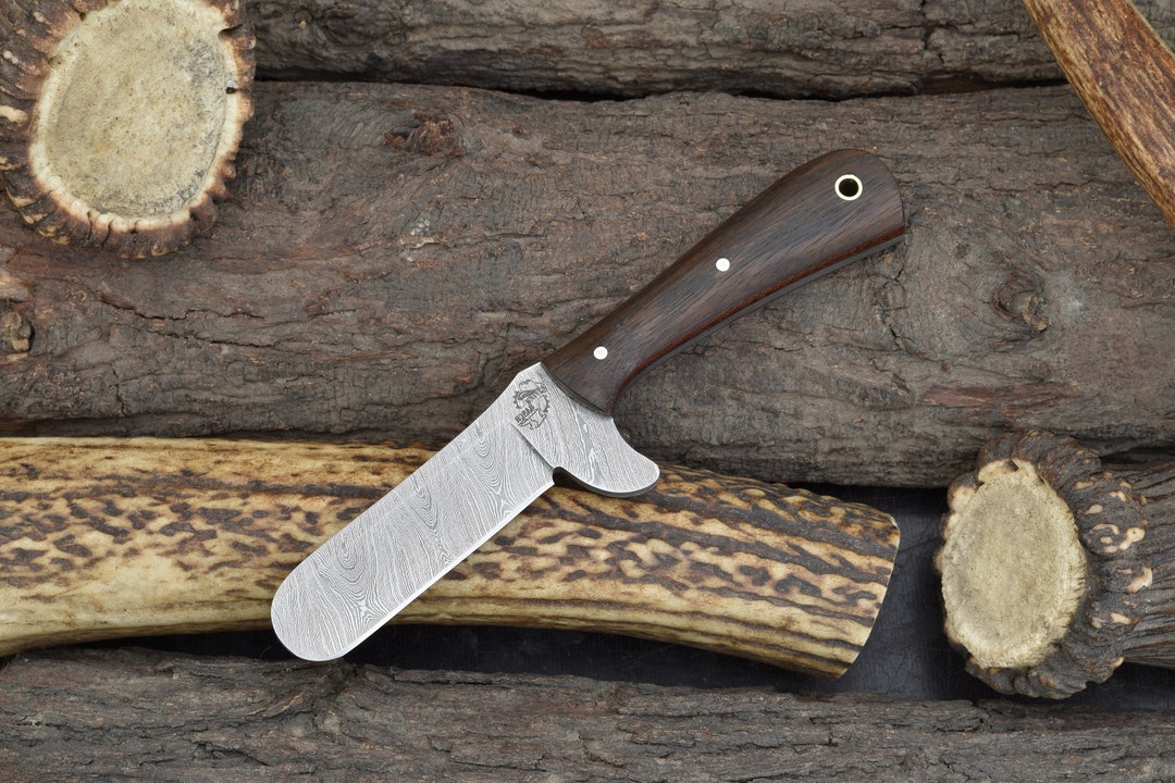 Knives Ranch Small Bull Cutter / Castrator - Damascus Steel Blade ...