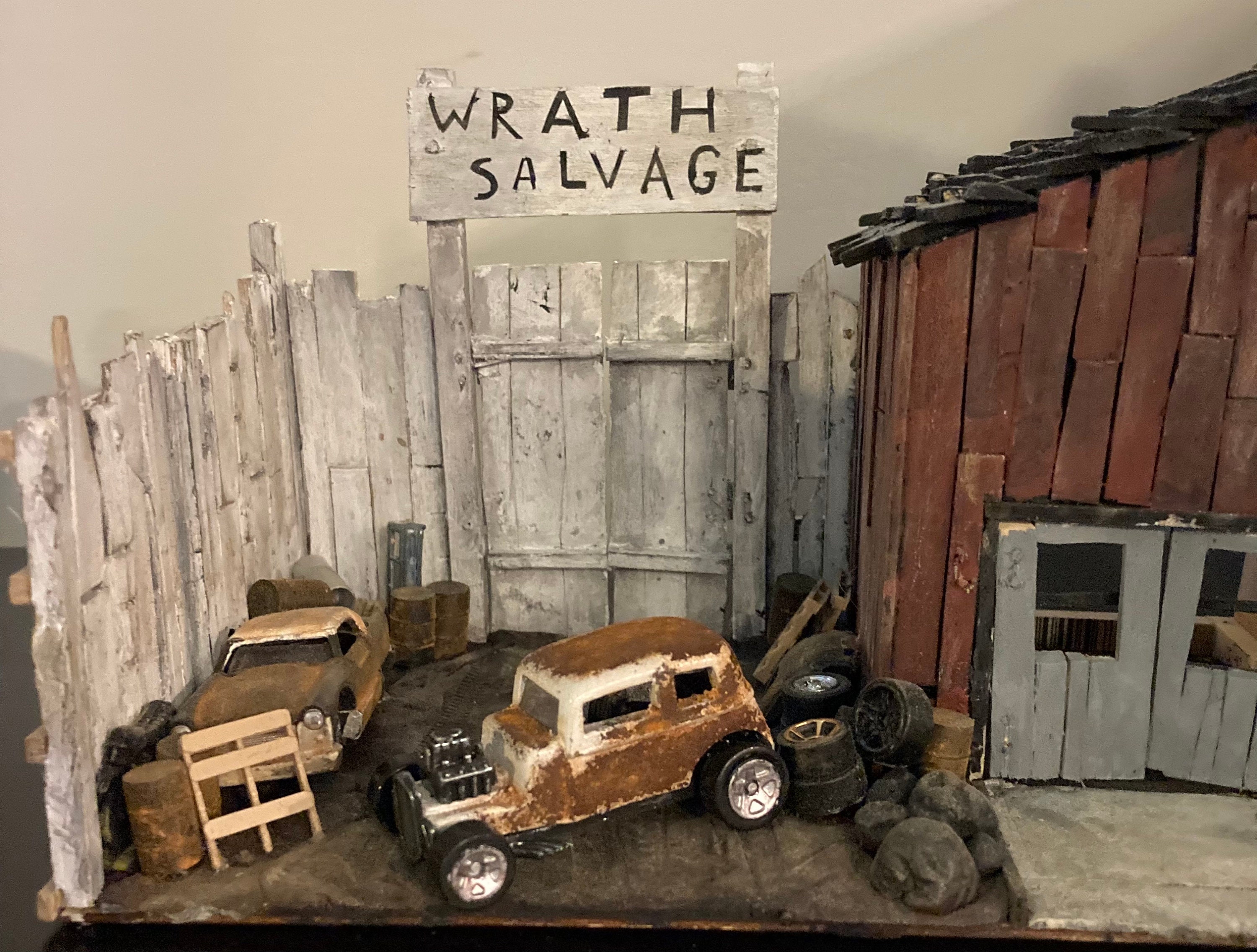 1/64th Scale Rusted Out 32 Ford Vicky Rat Rod - Etsy