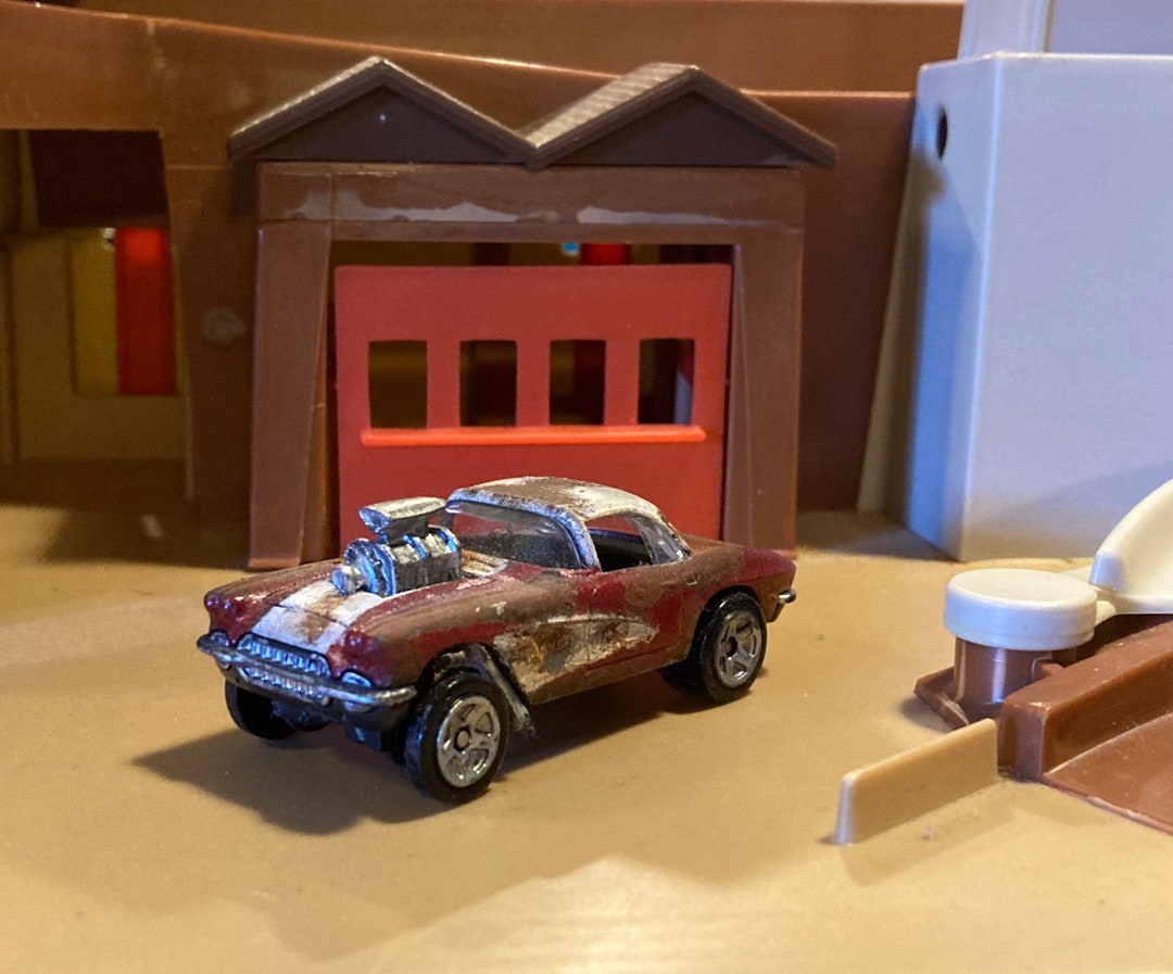 Rusted Out 62 Corvette Gasser Hotwheel Custom - Etsy