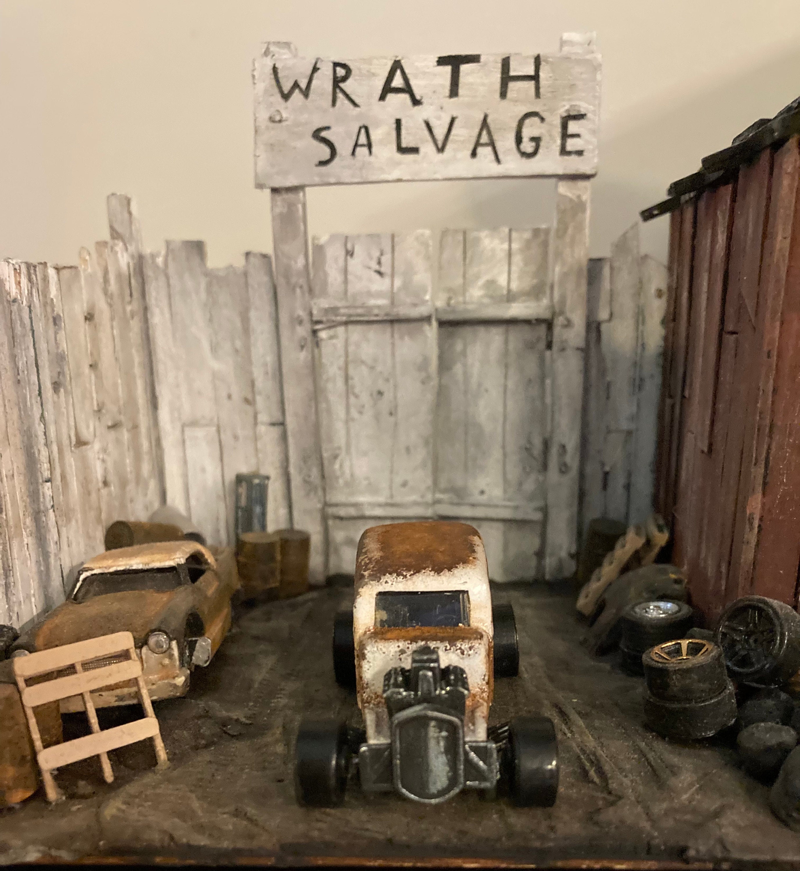 1/64th Scale Rusted Out 32 Ford Vicky Rat Rod - Etsy