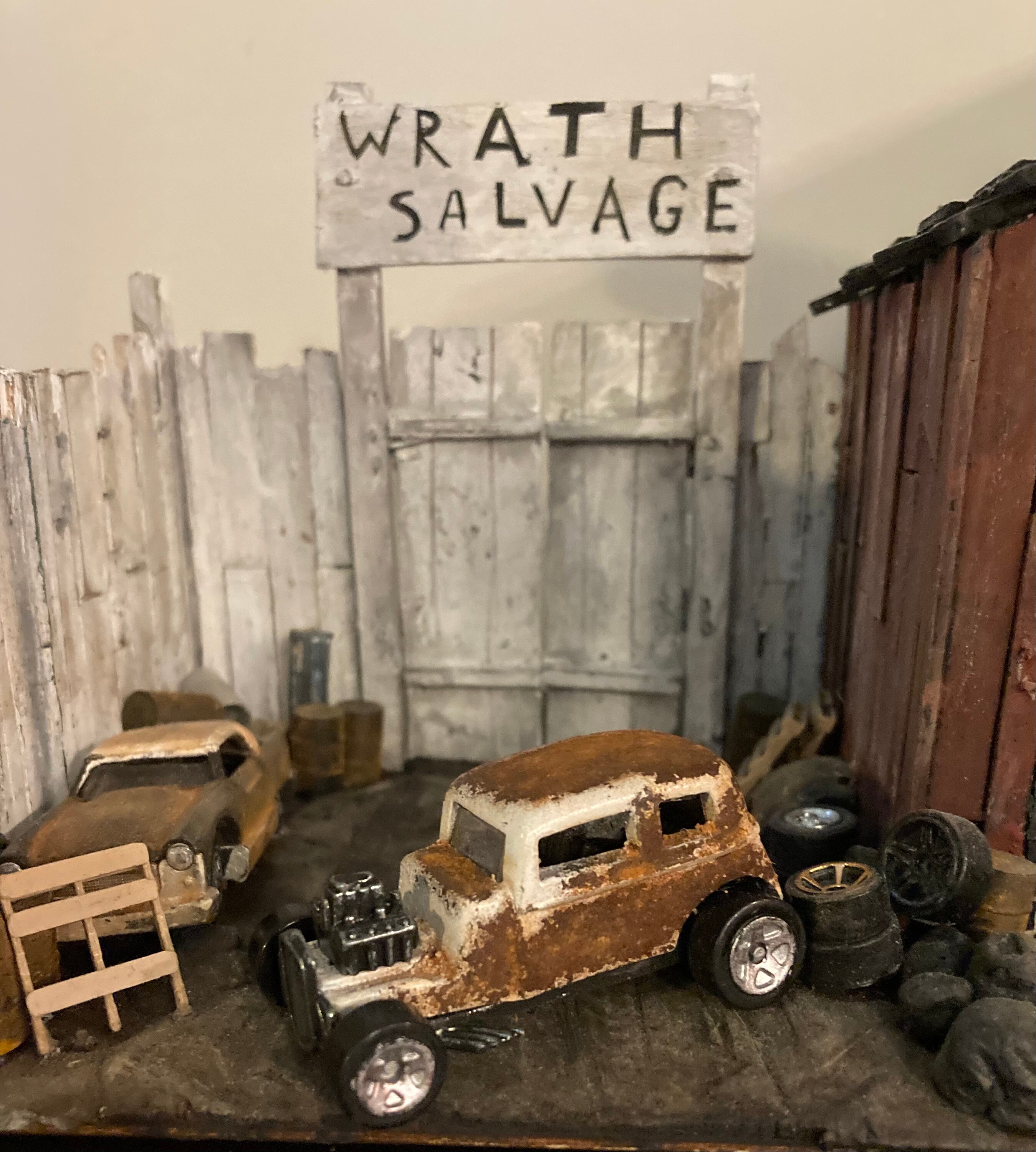 1/64th Scale Rusted Out 32 Ford Vicky Rat Rod - Etsy