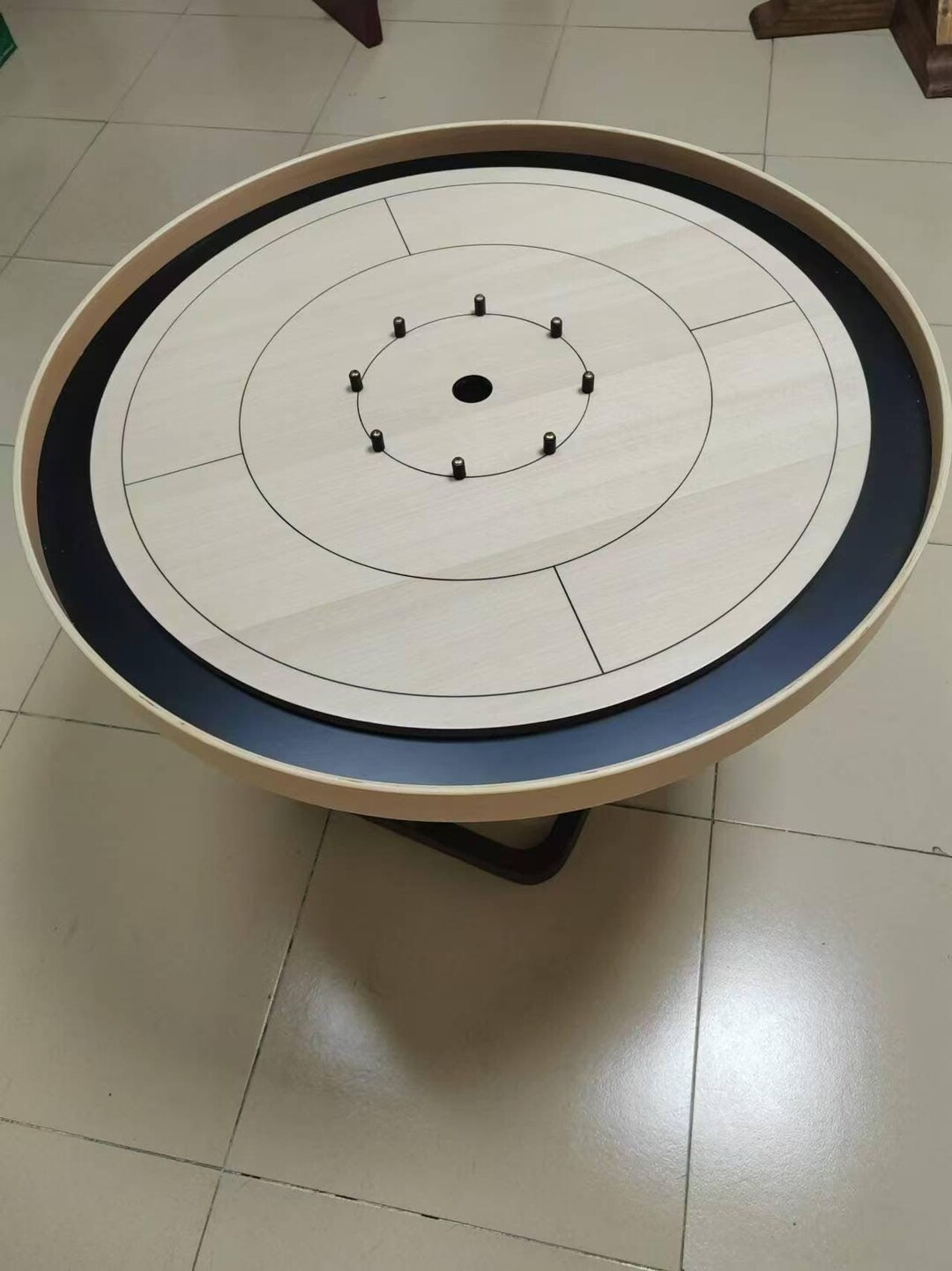 Beech ELITE Edition Crokinole Board (2024) Black Ditch + Carrying Case ...